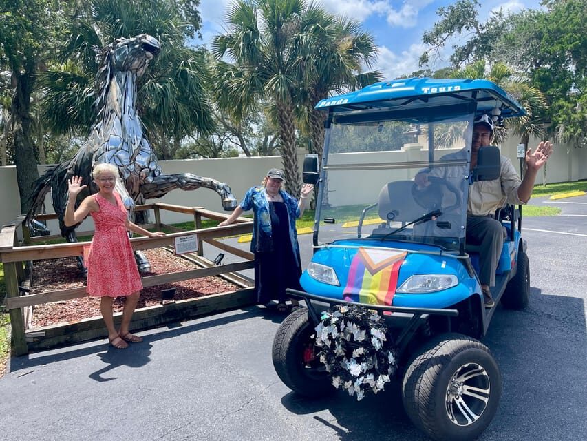 Saint Augustine: Outdoor Art Tour by Electric Golf Cart - FAQs