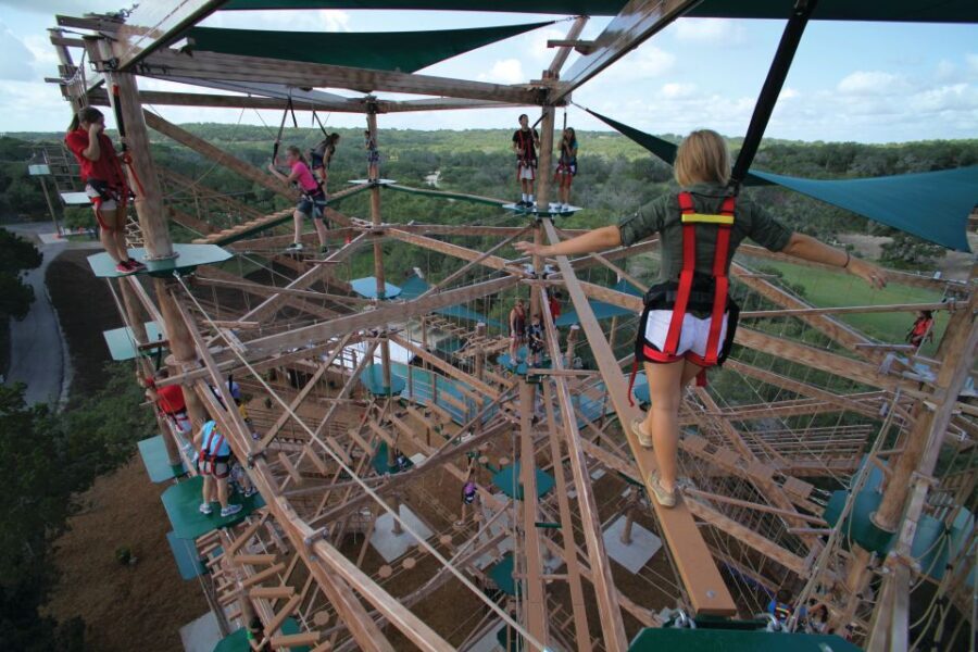 San Antonio: Twisted Trails Zip Rails, Ropes & Climbing Wall - What to Expect at Twisted Trails