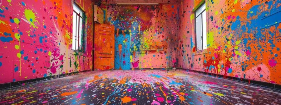 San Diego: Splatter Paint Experience - How Does the Experience Unfold?
