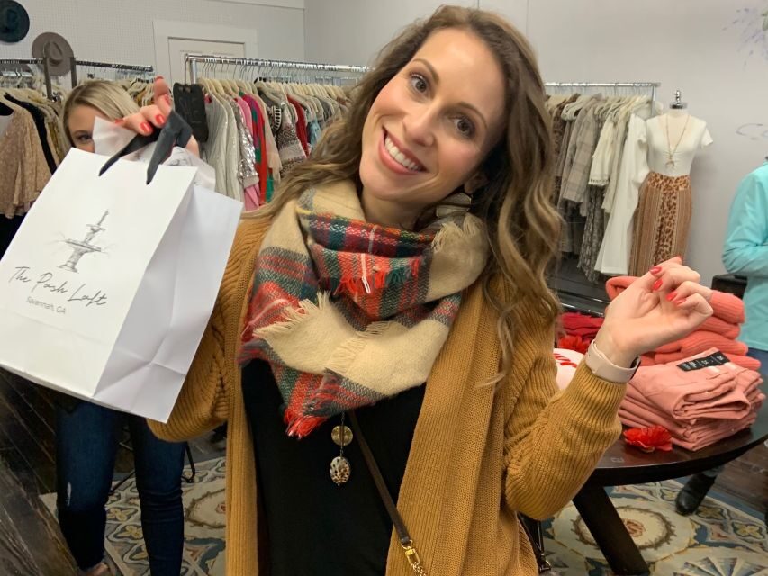 Savannah: Champagne and Shopping Guided Tour - Why This Tour Works for Different Travelers