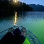 Sunset LED Clear Kayak Rentals for Glacier Park - The Paddling Experience