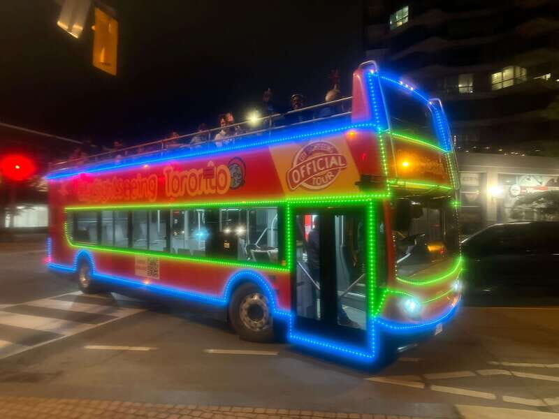 Toronto: Night Sightseeing Tour on a Double-Decker Bus - What to Expect on the Tour