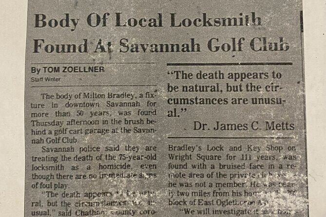 True Crime of Savannah Tour - The Experience: What to Expect