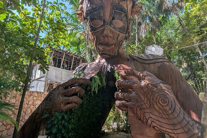 Tulum Instagram Giant Sculpture, Cenote Attik and Azulik Uh May - Who Will Love This Tour?