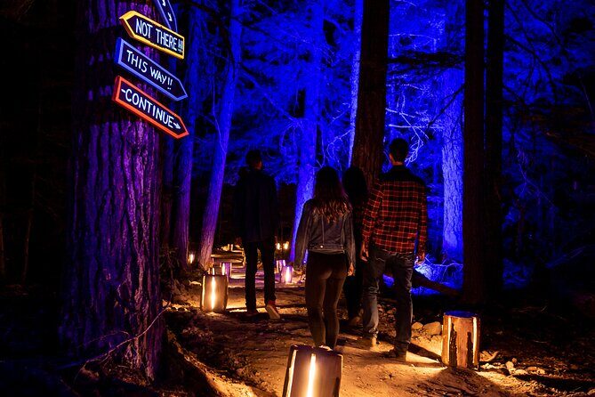 Vallea Lumina Multimedia Evening Experience - The Trail and its Challenges