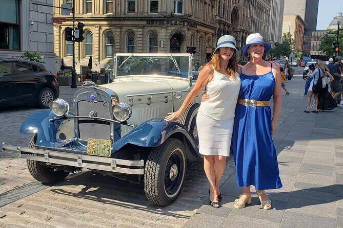 Vintage 1930 convertible! Old Montreal Tour-Private Guide -70 min - Exploring the Itinerary: What You’ll See and Experience