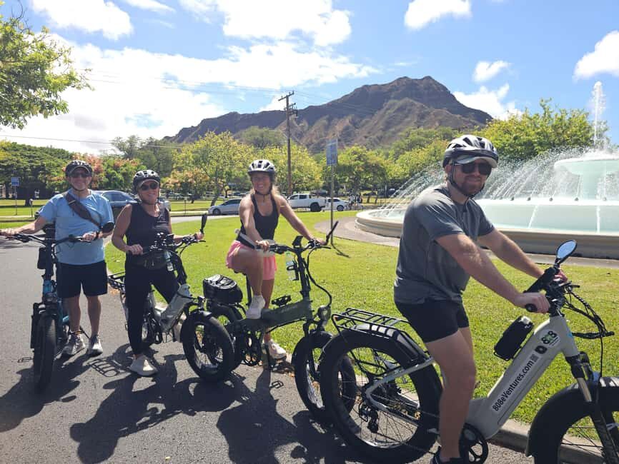 Waikiki: Guided E-Bike Tour with Local History & Ocean Views - Scenic Parks and Iconic Landmarks