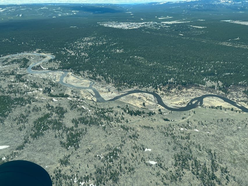 West Yellowstone:45 Minute Aerial Tour Rugged Mountains - What You’ll See and Experience