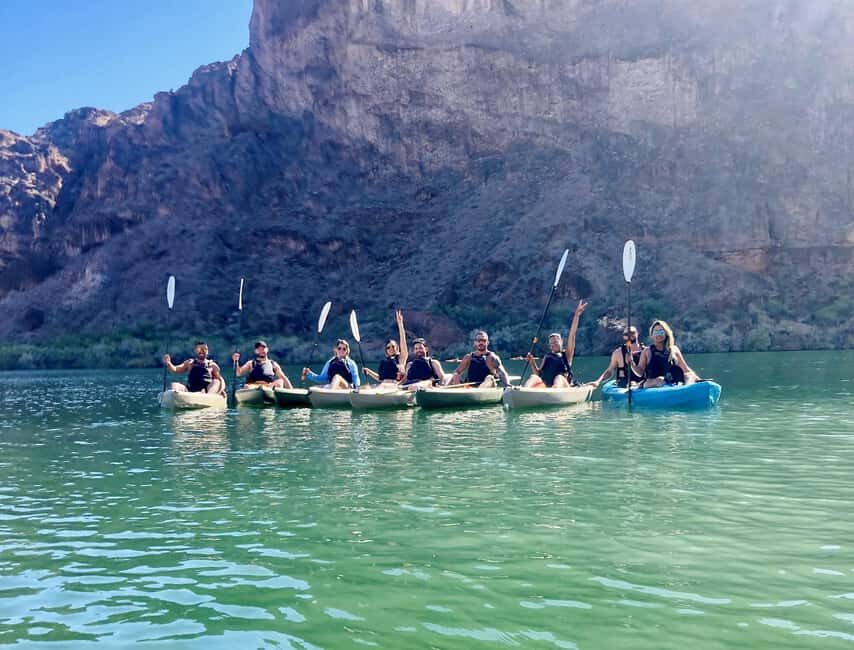Willow Beach: Half-Day Emerald Cave Kayak Tour  3 Caves - The Route & Stops