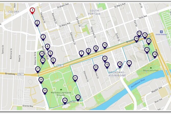 Winnipeg's Wealthy Beginnings: a Smartphone Audio Walking Tour - The Experience and Reviews