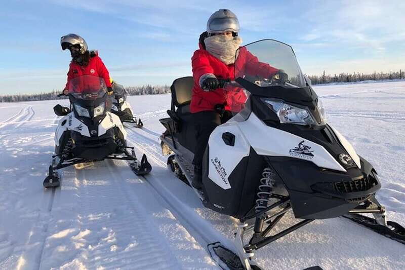 Yellowknife: Backcountry Snowmobile Tour with Winter Gear - The Itinerary in Detail