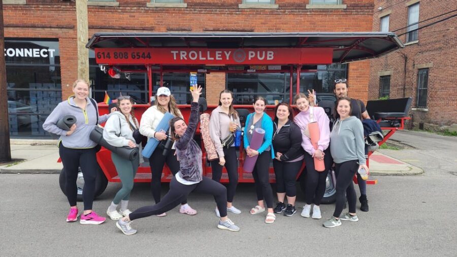 Yoga & Coffee Tour On The Trolley Pub - The Practicalities