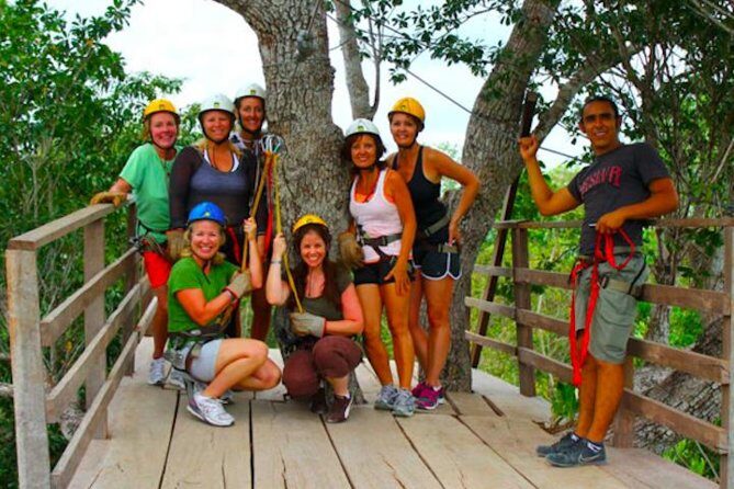Ziplining and Cenote Tour from Cancun - The Cenote Swim and Zipline into Water