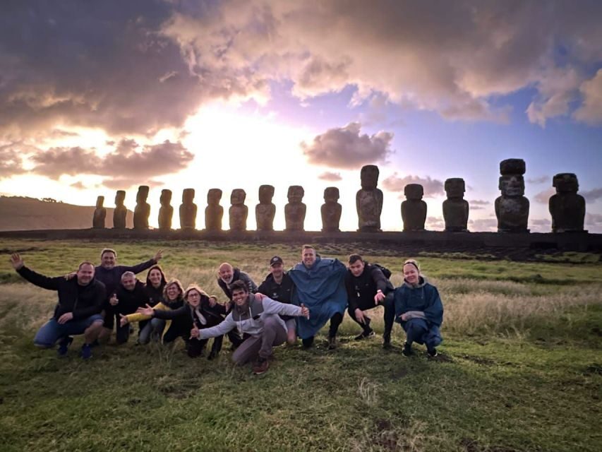 2 Half Days & 2 Full Days Private Tours | OPTION A - Day 3 focuses on the cultural heart of Rapa Nui. Visiting O’rongo Village near the Rano Kau volcano gives insight into traditional practices, including the Birdman ceremony. The Rano Kau crater is a natural marvel with endemic flora, water sources, and panoramic views. The restored Ahu A’kivi moai— aligned with astronomical precision — offer an opportunity to understand Rapa Nui’s advanced knowledge systems. The site of Puna Pao quarry completes the day, showcasing the red volcanic stone used for moai hair, adding a splash of color against the landscape.