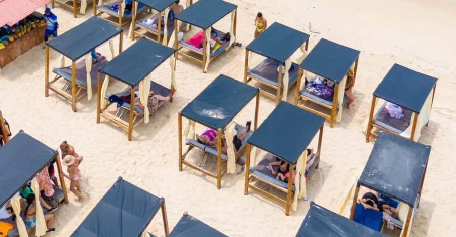 Daytour to Playa Tranquila VIP with Parasols, Lunch by bus! - The Beach Experience: Playa Blanca’s Vibrant Charm