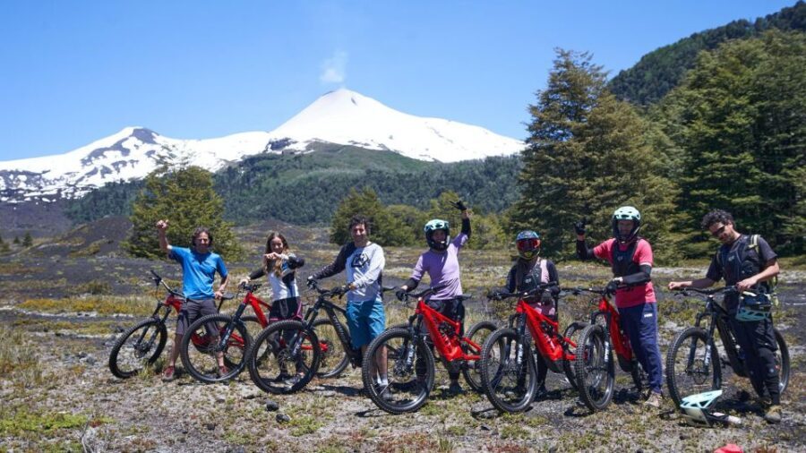Pucon: Discover active volcano routes with MTB tour in ebike - Exploring Ancient Forests and Volcano Views