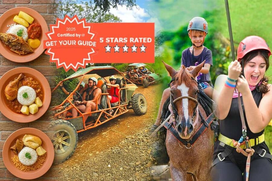 7 TOURS in 1 Day: Zipline Chairlift ATV Horseback Punta Cana - The Activities: A Well-Rounded Adventure