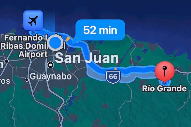 Airport SJU to Rio Grande and Luquillo Hotels and Airbnb vice versa One Way Trip - Booking, Cancellation, and Flexibility