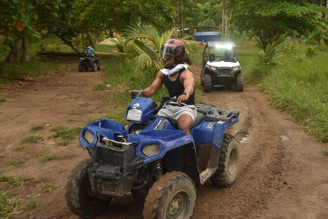ATV and Bamboo Rafting Adventure with Pick Up from Montego Bay - First Stop: ATV Off-Road Thrills