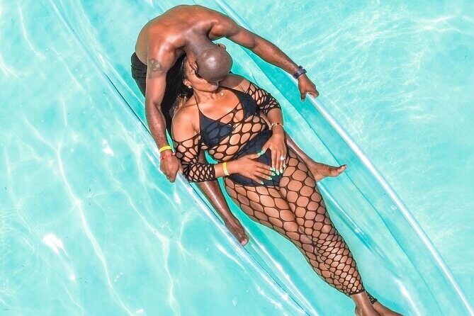 Bamboo Rafting & Clear Kayak Photoshoot Combo in Montego Bay - The Photoshoot in the Caribbean Sea