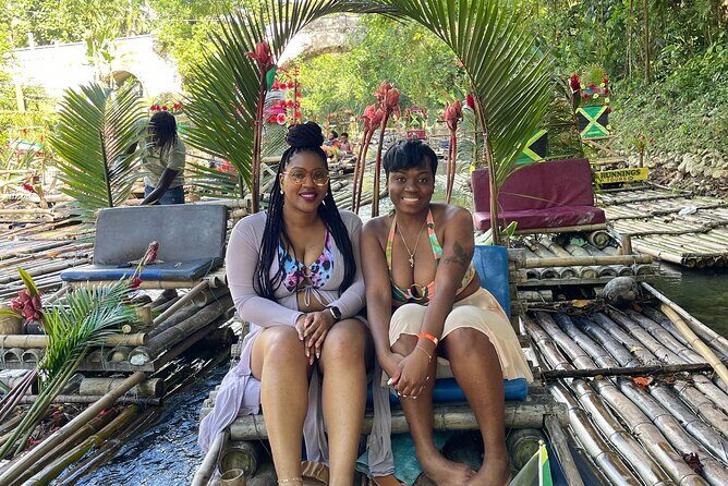 Bamboo Rafting with Limestone Foot massage then Margaritaville. - A Scenic Journey into the Heart of Jamaica