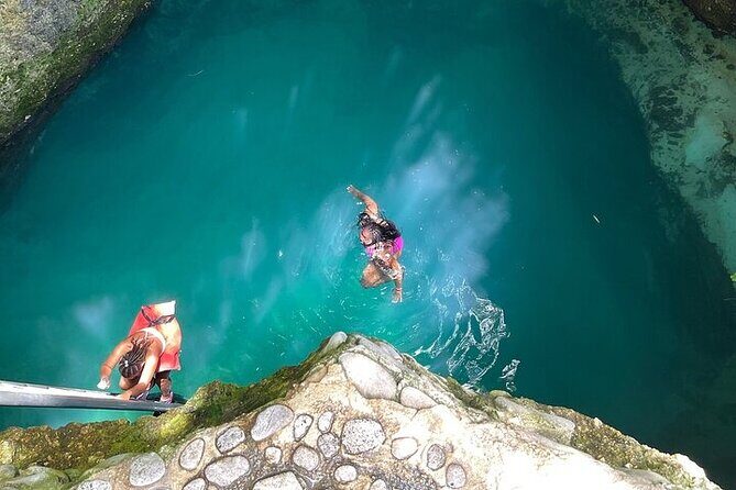 Blue Hole Mineral Spring, Ricks Cafe & 7 Miles Beach Guided Tour - Authenticity and Traveler Feedback