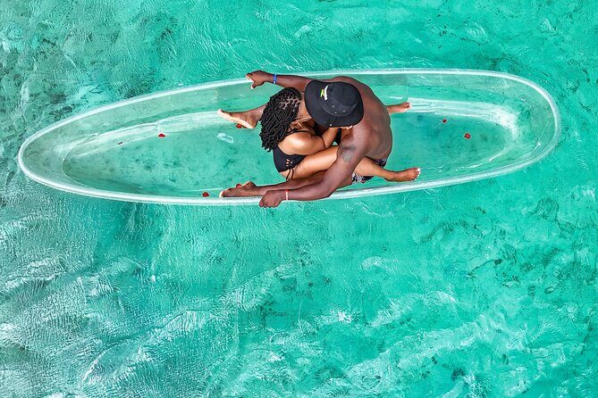 Blue Ocean Clear Kayak Photoshoot in Jamaica - Authentic Traveler Perspectives