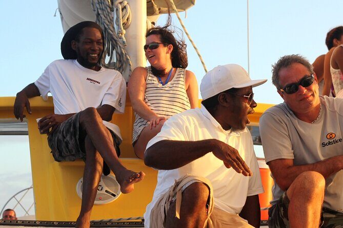 Catamaran Sunset and Cocktail Cruise - First Stop: Shitten Bay