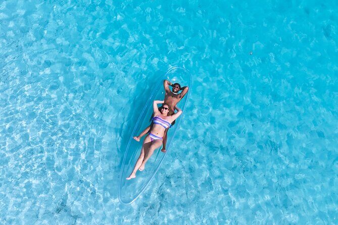 Couple's Clear Kayak Drone Photoshoot - Who Will Appreciate This Tour?