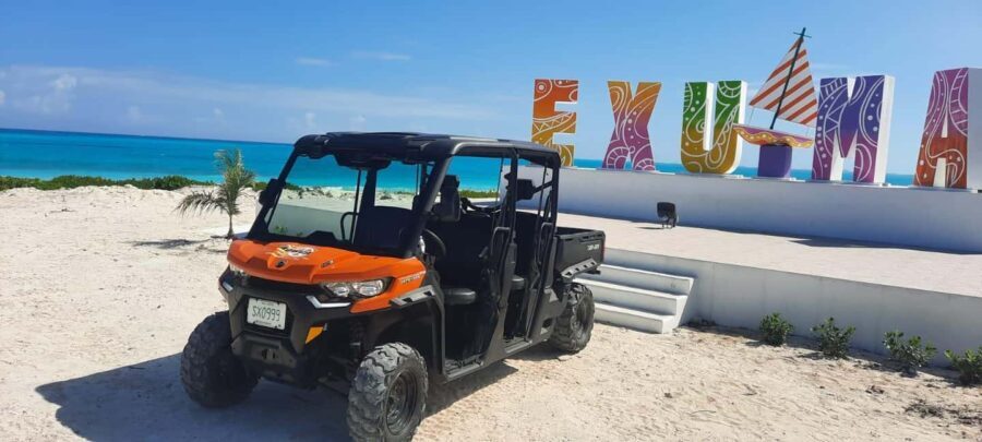 Exuma,Bahamas: 6-Seater Buggy Rental with Bluetooth speaker - What’s Included and How It Works