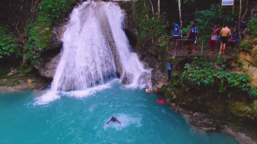 From Montego Bay: Blue Hole Waterfall Experience - Transport, Group Size, and Value