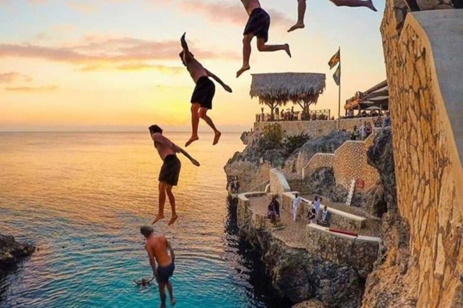 From Montego Bay negril day trip Rick's Cafe - The Coastal Drive