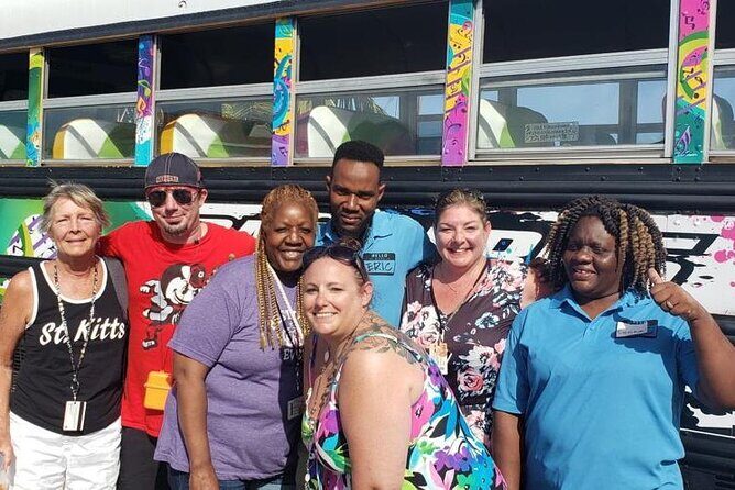 Half Day St. Kitts Party Bus City Excursion and Beach - Itinerary Breakdown