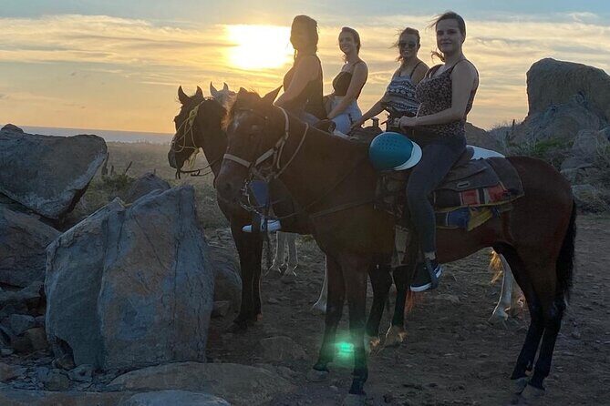 Horseback Riding 2 Hr SUNSET , Rock formation & North Coast Ride - Authenticity and Value