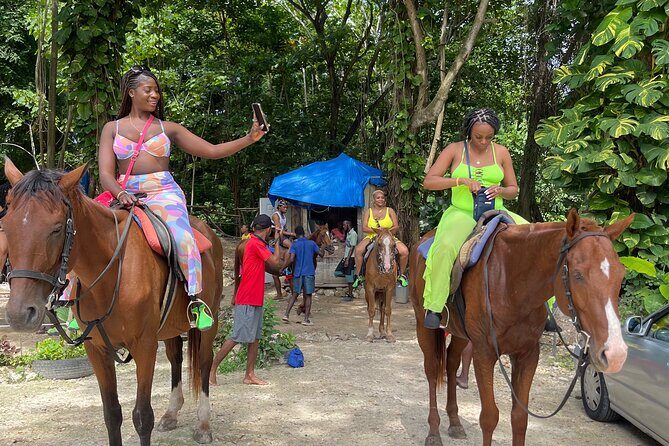 Horseback Riding and Swimming then Dunn's River Falls - Transportation and Group Size