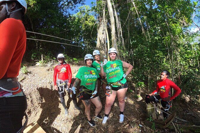 Jamaicas longest Zipline and RickCafe Tour with Transportion - The Experience and Guides