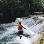 Montego Bay: Blue Hole, Dunn's River Falls, and Zipline Tour - Exploring the Blue Hole: Ropes, Water, and Jungle Vibes
