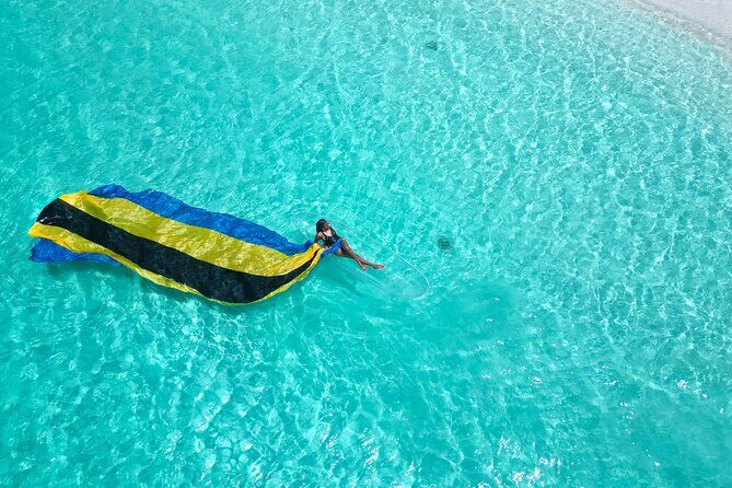 Nassau Clear Kayak Drone Photoshoot- Floating Dress - What to Expect from the Nassau Clear Kayak Drone Photoshoot