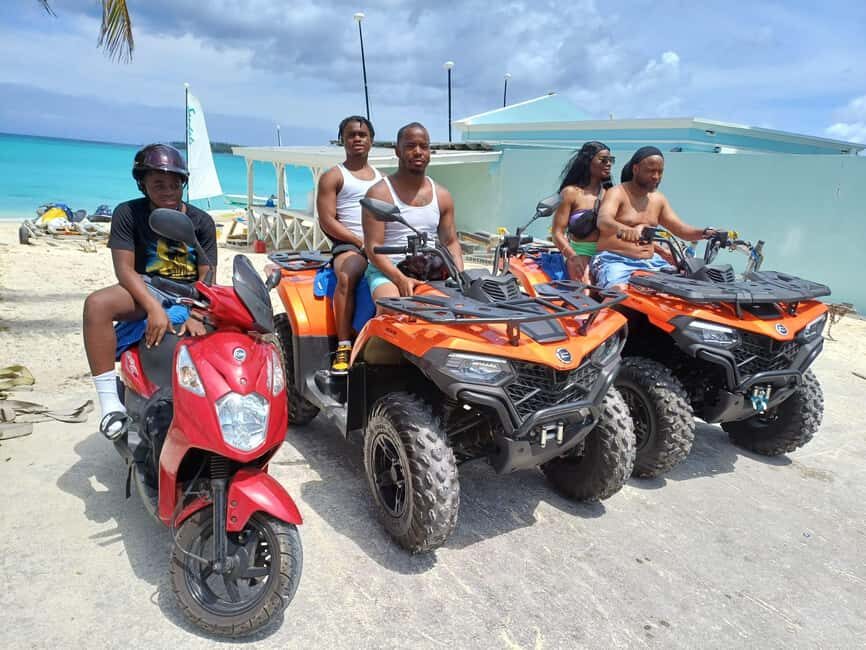 Nassau: Guided Scooter/ATV Rental or Tour w/Beach Day Bundle - The Good, the Bad, and the Not-So-Perfect
