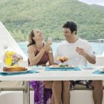 Private, Luxury Virgin Islands Sunset and Champagne Cruise for Twelve Guests - Cruising Around St. Thomas, St. John, and St. James