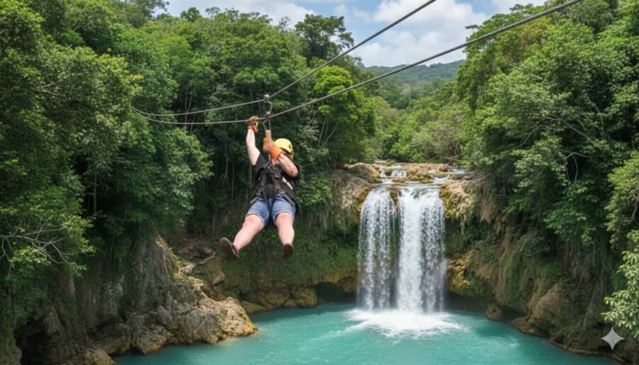 Puerto Plata: AdrenTrip "Water and Air" Challenge with Waterfalls and Zipline - Detailed Breakdown of the Itinerary