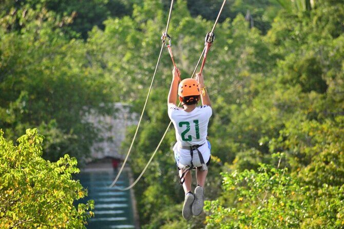 Punta Cana Ziplines, Hanging Bridge, and Waterfall Pool Adventure - Himalayan Bridge and Blue Lagoon Cenote