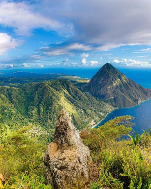 Saint Lucia Island Tour All Inclusive With Lunch - Iconic Sights: The Pitons and Scenic Views