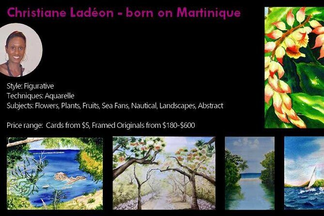 St.Martin - St.Maarten: Small Group, Visit Our Artists, Art Tour - What Makes This Tour Stand Out?