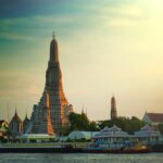 Wat Arun Temple of Dawn on the Chao Phraya River, Bangkok