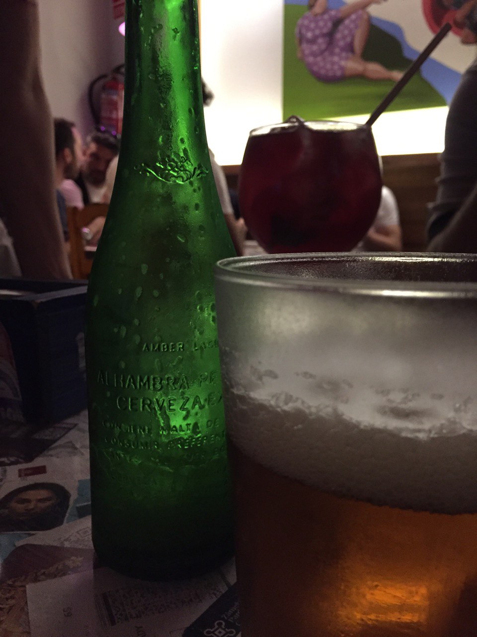 Alhambra beer from Granada