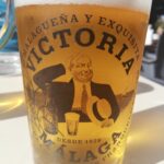 Small caña beer on a Spanish bar terrace