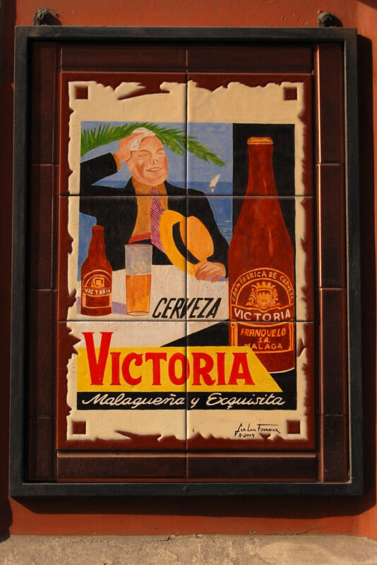 Victoria beer from Malaga