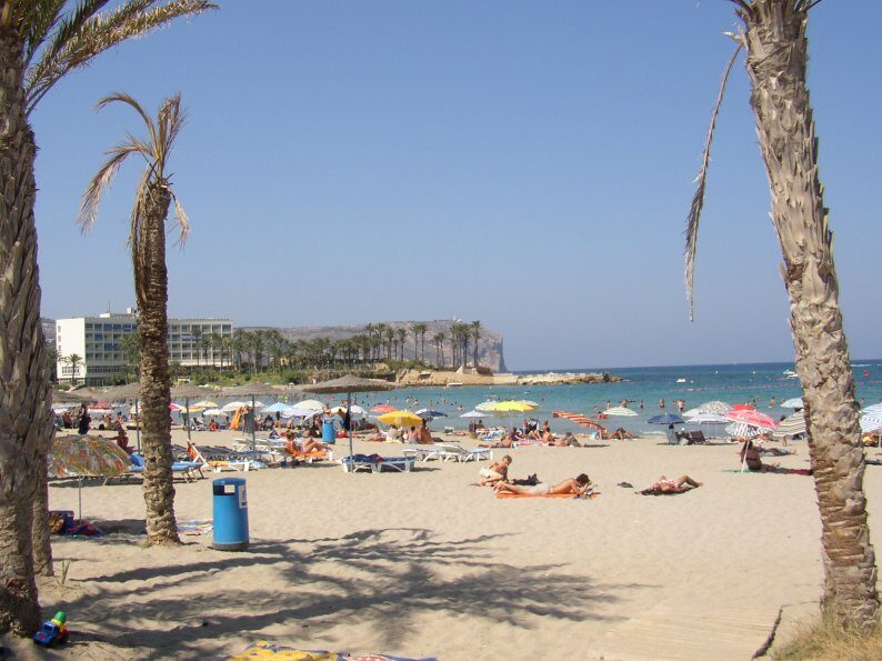 Javea coastline with the Montgo massif in the background