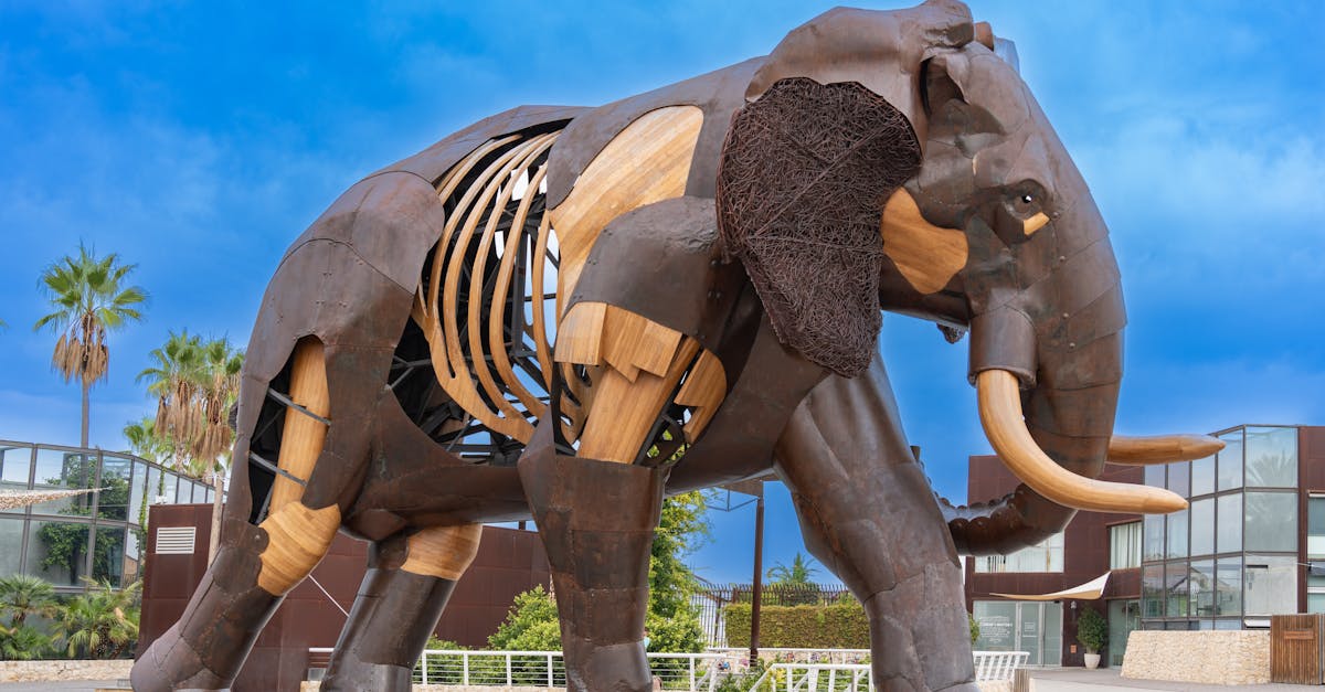 Giant Fallas sculpture during the Valencia festival